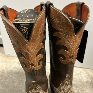 Lucchese | Shoes | Lucchese 883 Rattler Snake Handmade Cowgirl Boots ...